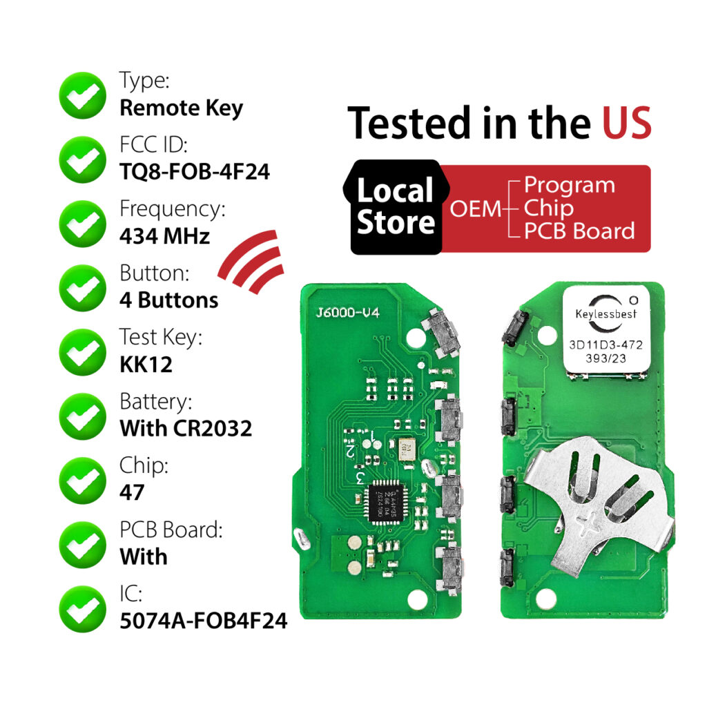 2021-2022 Kia Key Fob Replacement 434MHz 95440-D9600 - keylessbest.com