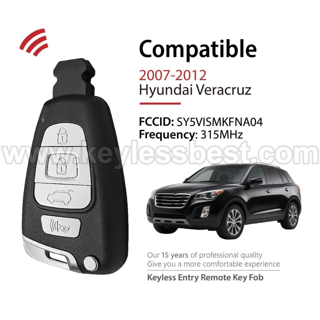 2007-2012 Hyundai Key Fob Replacement 315MHz 95440-3J600 - keylessbest.com