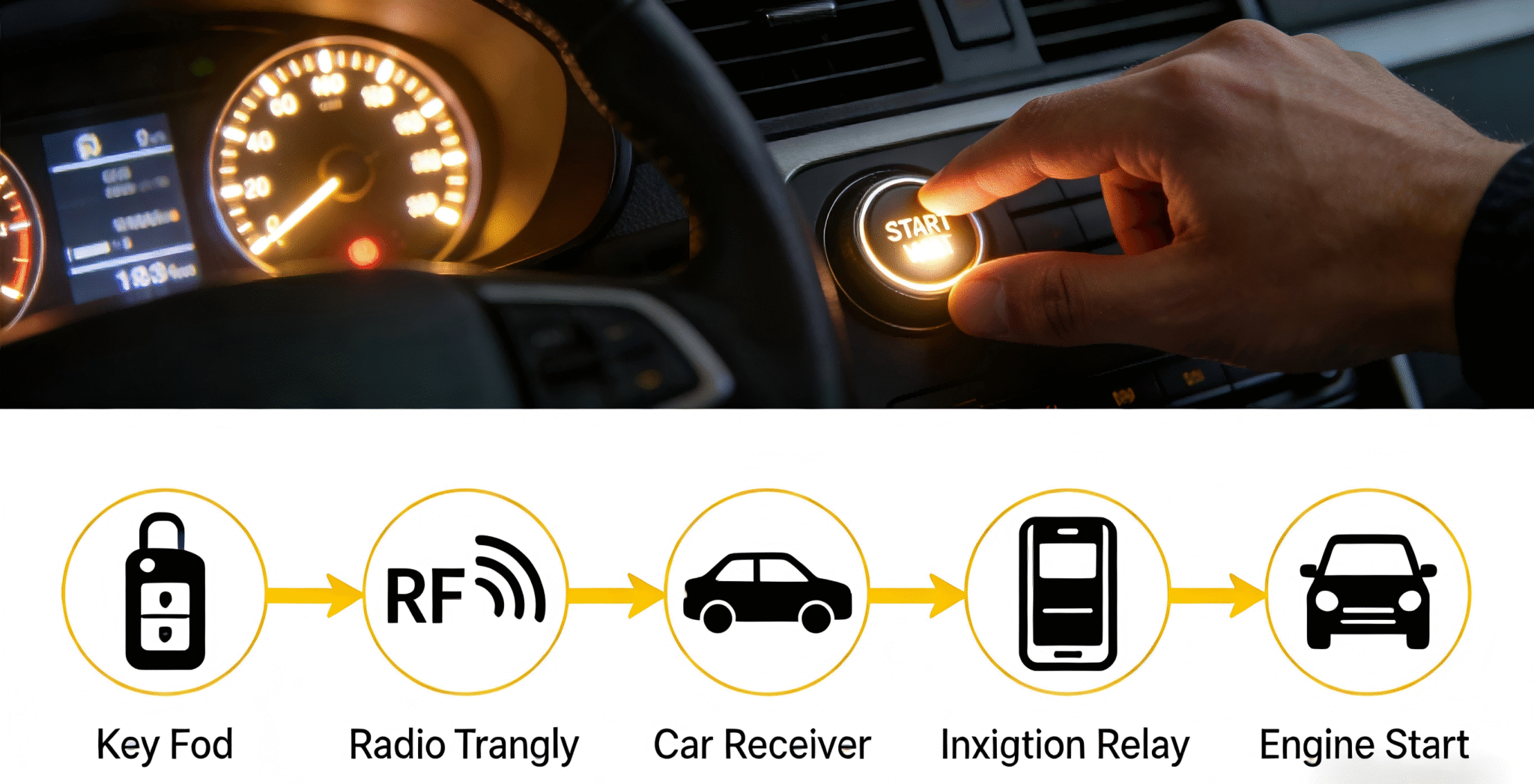 How to Start a Keyless Car with Key Fob Dead Battery Guide ...